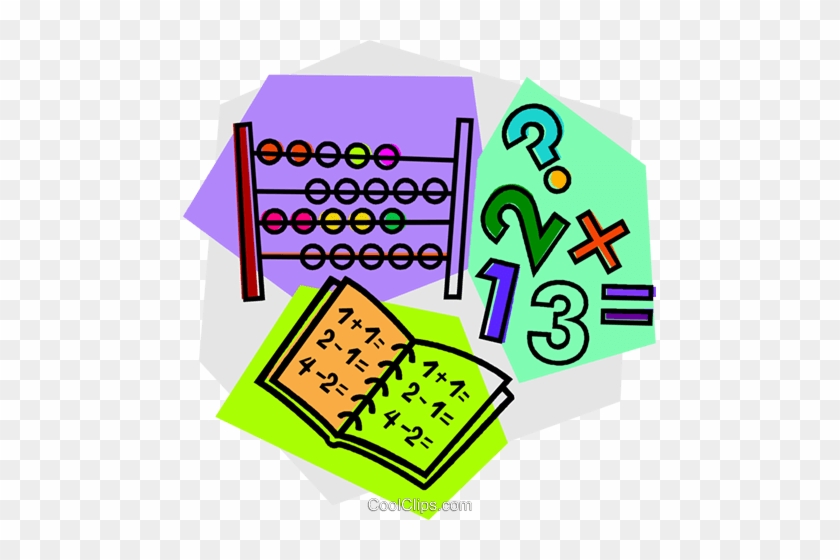 Abacus With Work Book Royalty Free Vector Clip Art - Math Centers Clip Art - Full Size PNG ...