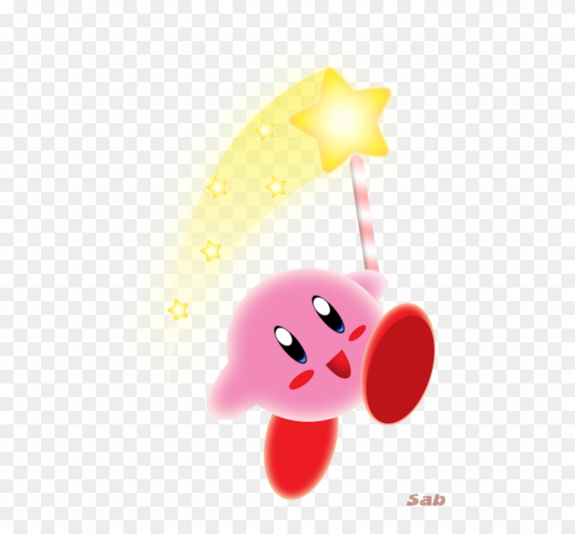 Kirby Star Rod By Rhay-robotnik - Cartoon - Free Transparent PNG ...