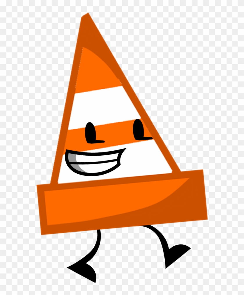 Cone - Bfdi Traffic Cone - Full Size PNG Clipart Images Download