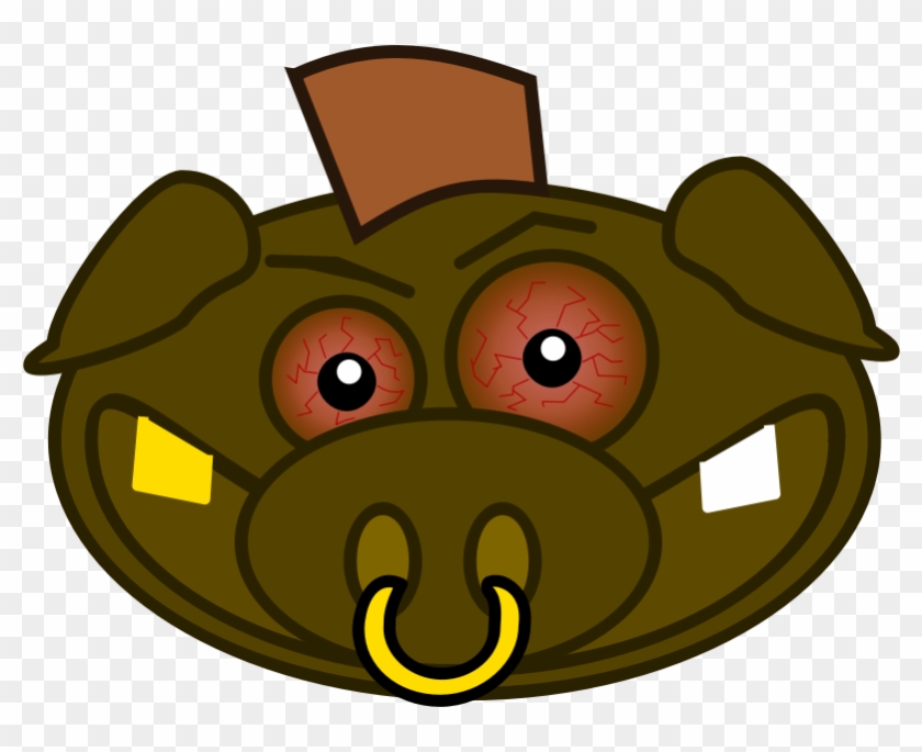 Clipart - Angry Pig - Clip Art - Full Size PNG Clipart Images Download