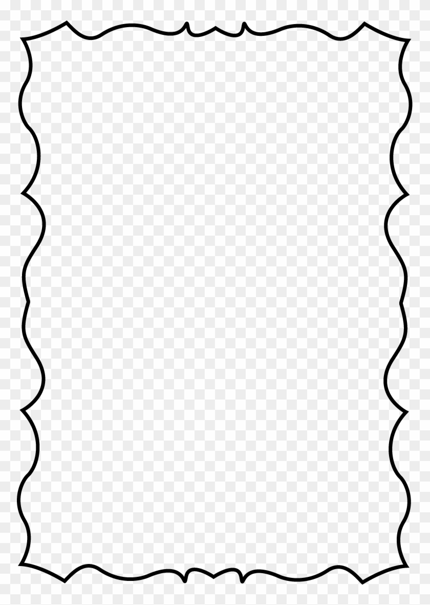 Squiggle Page Border - Page Border Transparent Background - Full Size ...