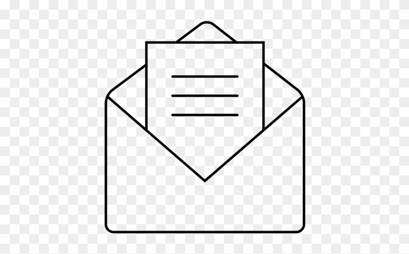 Envelope With Mail Icon Transparent Png - Open Envelope Icon Png - Full ...