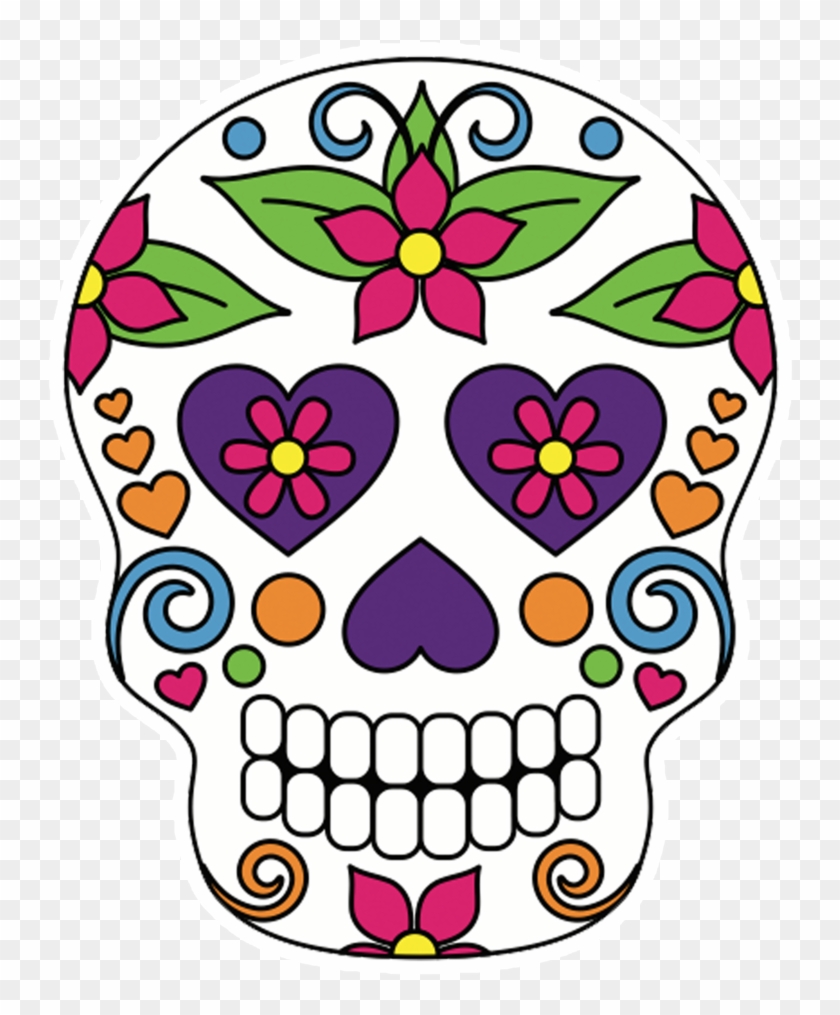 Sugar Skulls - Sugar Skull Pumpkin Painting - Full Size PNG Clipart ...