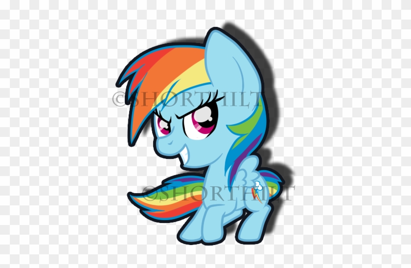 Rainbow Dash Chibi Chibi Rainbow Dash By X Short Hilt - Cartoon - Free Transparent PNG Clipart ...