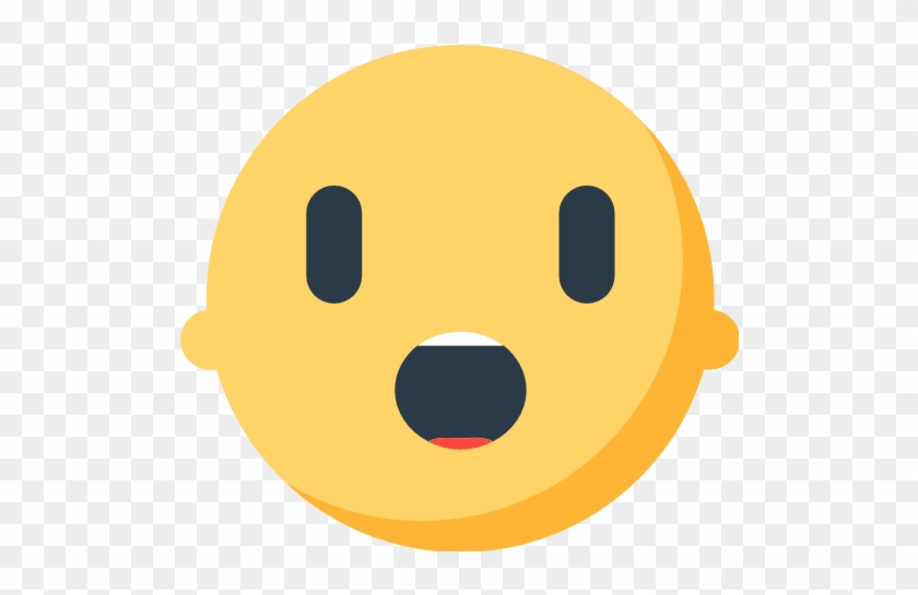 Face With Open Mouth Emoji - Emoji With Open Mouth - Full Size PNG ...