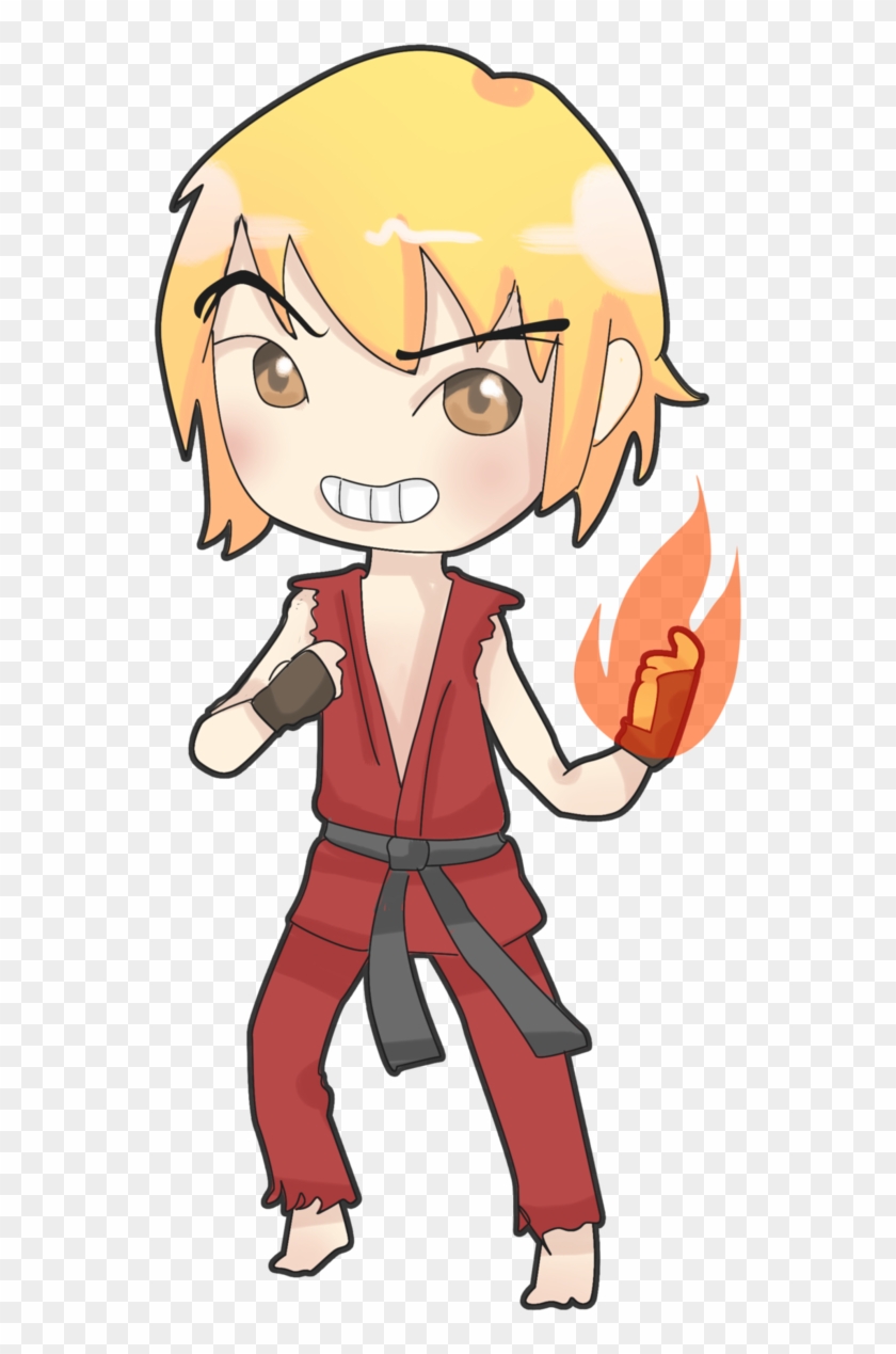 Ken Masters Chibi By Mredraccoon - Cartoon - Free Transparent PNG ...