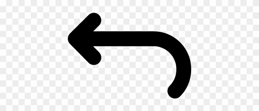 Back Left Curved Arrow Vector - Icon Voltar - Full Size PNG Clipart ...