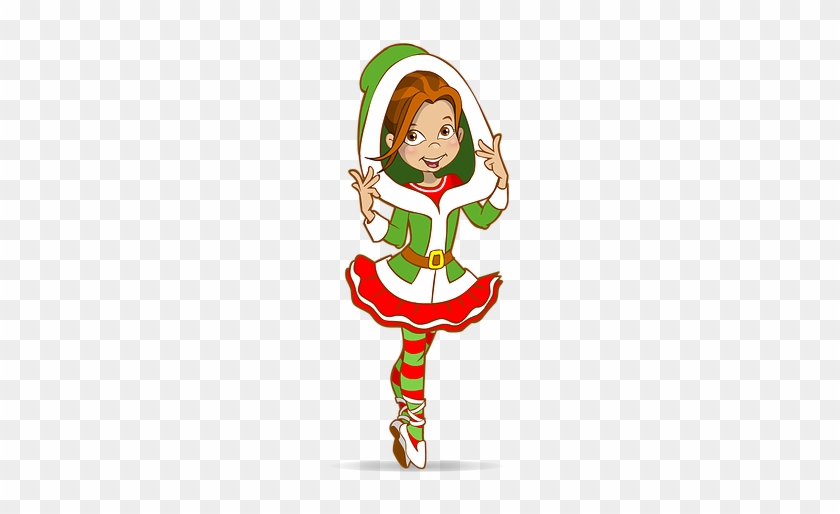 Elf Clipart Christmas Spirit - Cartoon - Free Transparent PNG Clipart ...