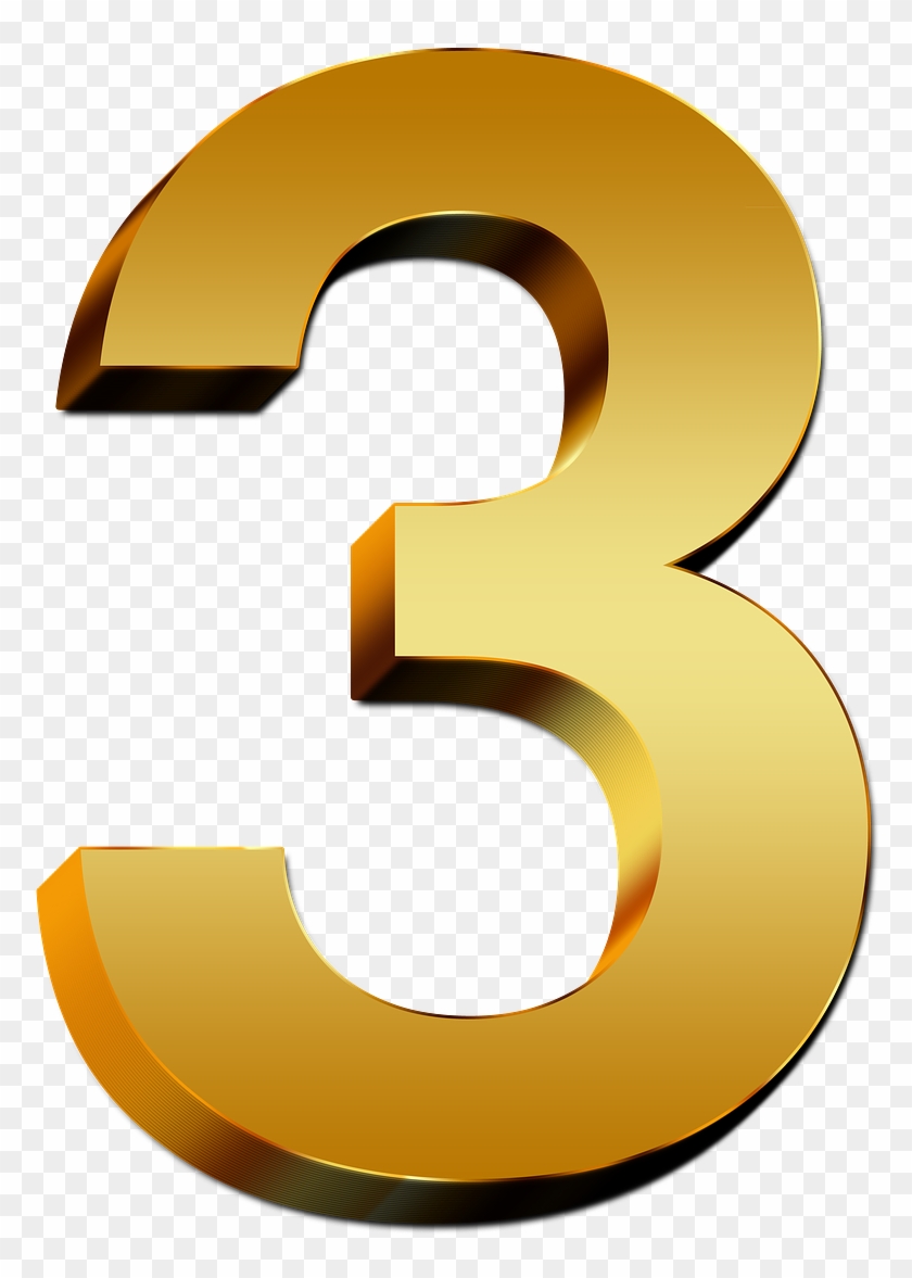 1 To 10 Numbers Png Transparent Images Png All - Number 3 Png - Full ...