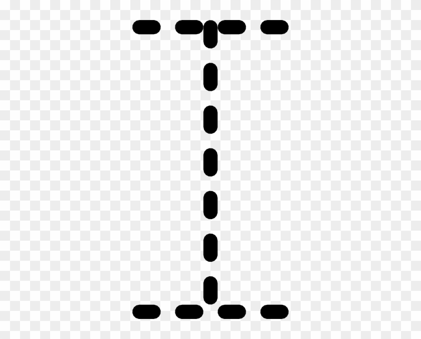 Alphabet Tracing Letter I Clip Art Free Vector - Letter I Tracing ...