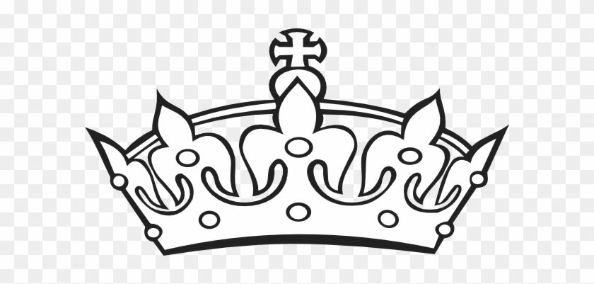 Crown Outline Clip Art - Crown Images Black And White - Full Size PNG ...