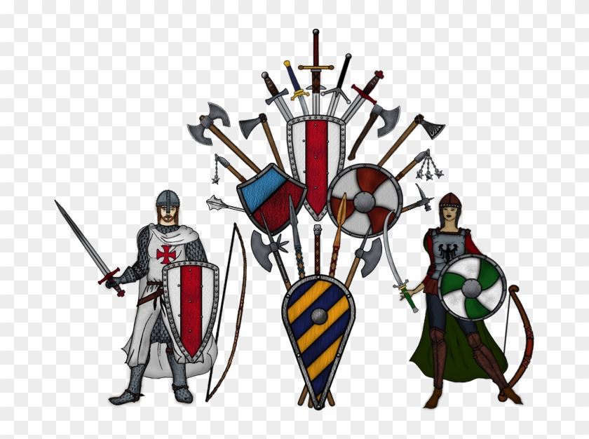 Weapons And Armor - Medieval Knights And Weapons - Full Size PNG ...