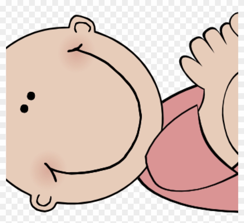 Baby Girl Clipart Ba Girl Lying Clip Art At Clker Vector - Its A Boy ...