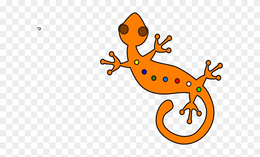Lizard Clip Art Orange Gecko Full Size Png Clipart Images Download 6096