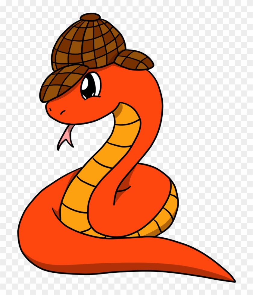 Detective Snake By Loofytehfox - Serpent - Full Size PNG Clipart Images ...