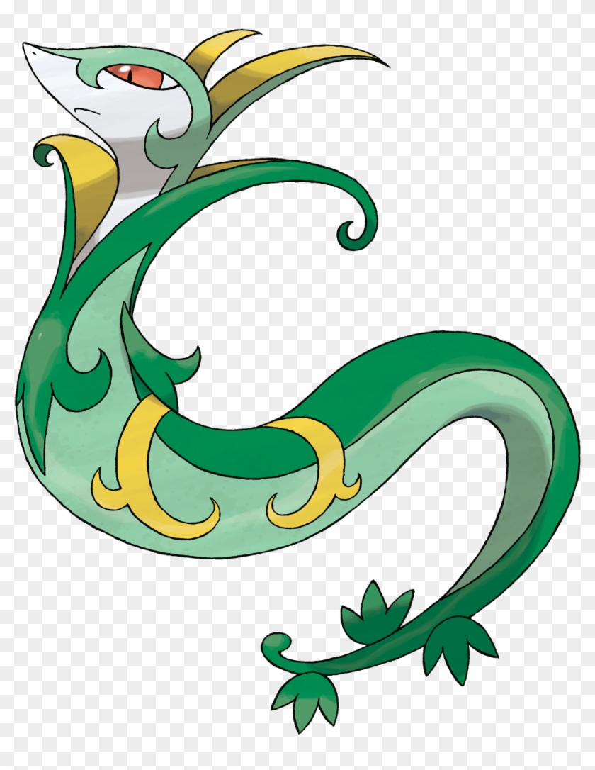 Pokemon Serperior - Full Size PNG Clipart Images Download
