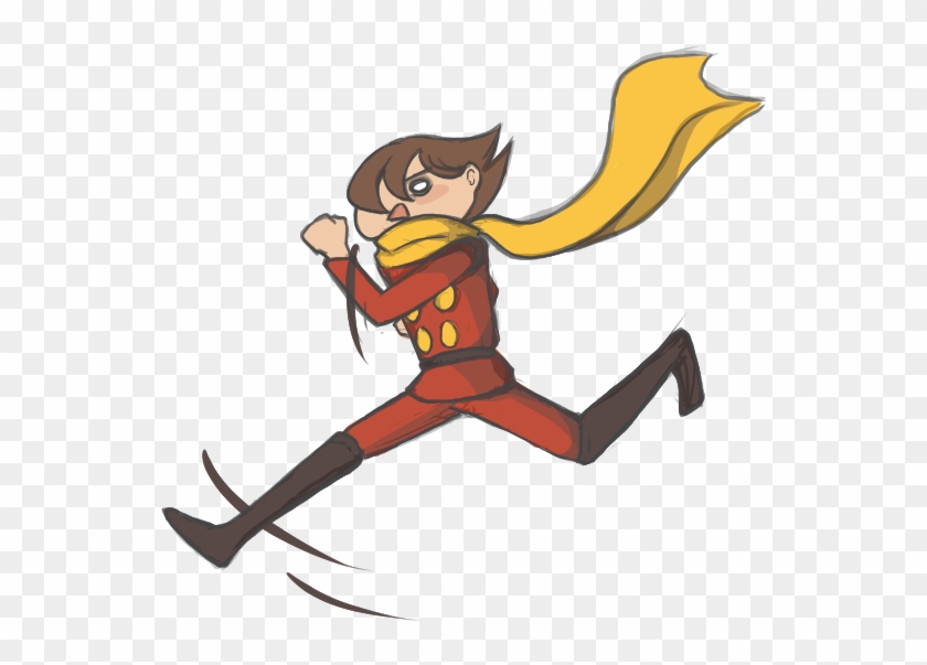 Cyborg 009 Dinky Running By Dazzel-almond - Cartoon - Full Size PNG ...