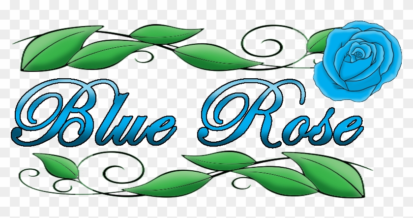 Blue Rose Logo Concept By Osaki-suzuki - Blue Rose - Free Transparent ...