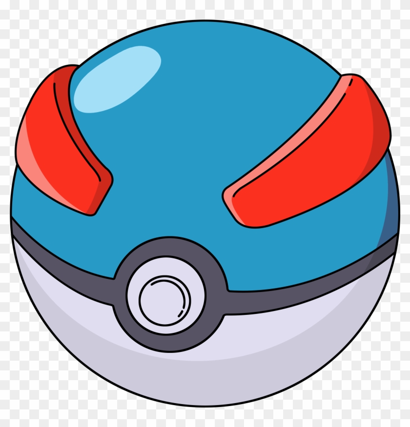 Super Ball By Adfpf1 - Pokemon Super Ball - Full Size PNG Clipart ...