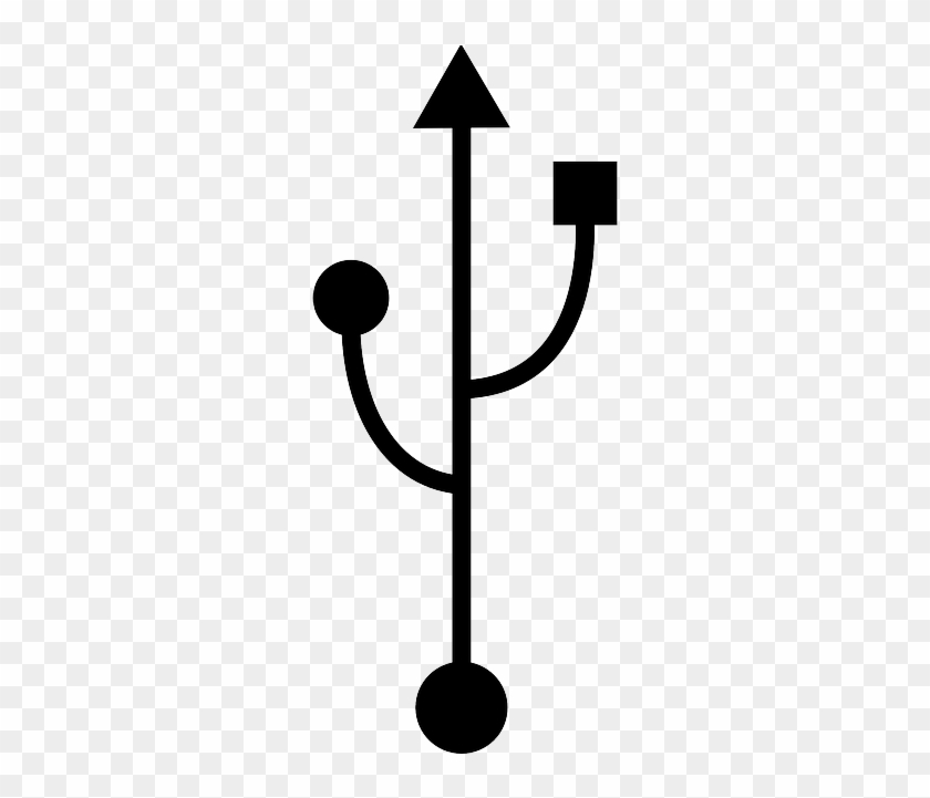 Computer, Black, Port, Usb, Icon, Symbol, Bus - Usb Icon - Full Size ...