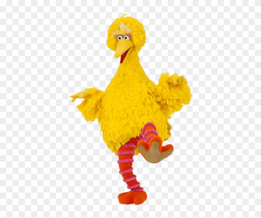 Sesame Street Big Bird On One Leg - Big Bird Sesame Street - Full Size PNG Clipart Images Download