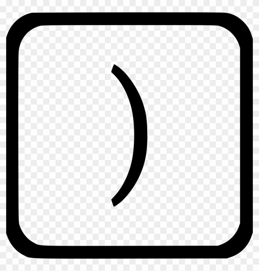 Bracket Sign Right Math Comments - Question Mark Free Icon - Full Size ...