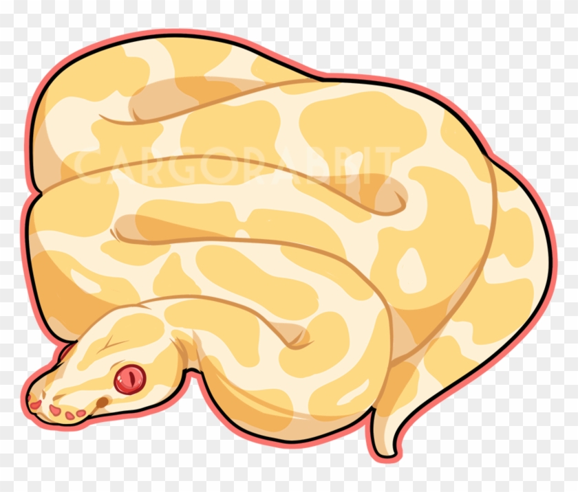 Ball Python Clipart Cute Cartoon - Ball Python Drawing - Full Size PNG ...