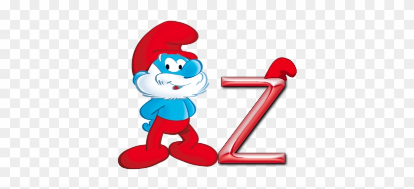Free Alphabet, Smurf Alphabet, A-z, Png Graphics, Letter - Smurfs The ...