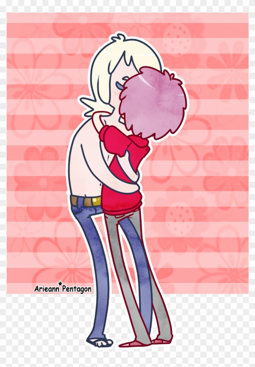Skips Benson Kiss By Arieann-pentagon - Regular Show - Full Size PNG ...
