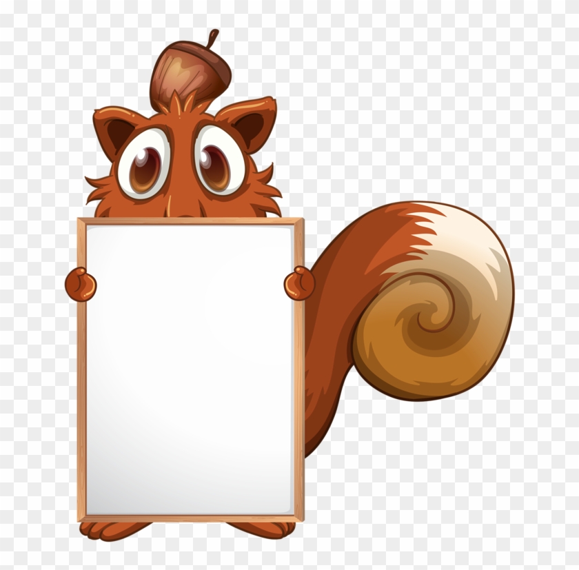 Фото, Автор Soloveika На Яндекс - Squirrel Frame Clipart - Full Size ...