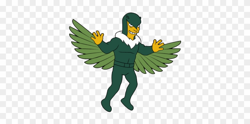 Vulture Spiderman Cartoon By Elnenecool - Springfield Punx - Full Size PNG Clipart Images Download