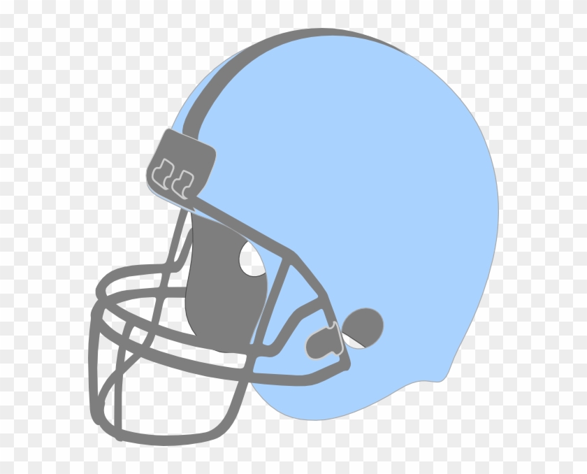 Blue Football Helmet Facing Left Clip Art At Clker - Pink And Blue ...