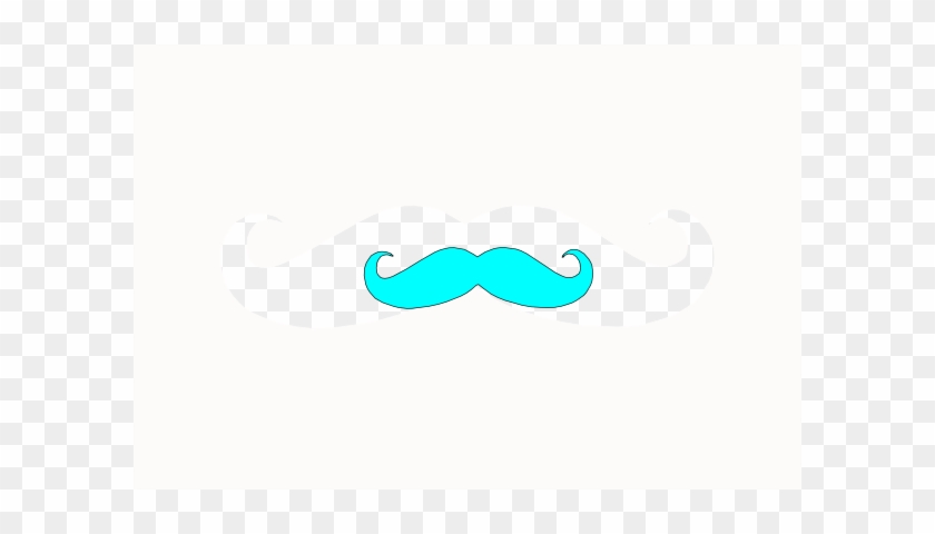 Blue Mustache Svg Clip Arts 600 X 400 Px - Teal - Free Transparent PNG ...