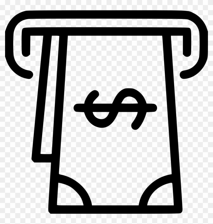 Money Atm Machine Withdrawal Cash Comments - Cash Deposit Machine Icon ...