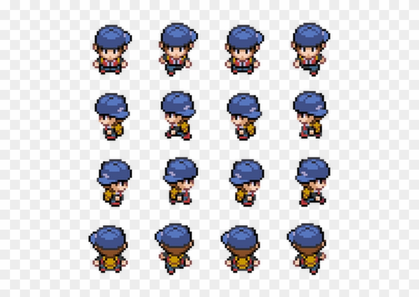Photo Pokemon Trainer Red Sprite Free Transparent PNG Clipart 
