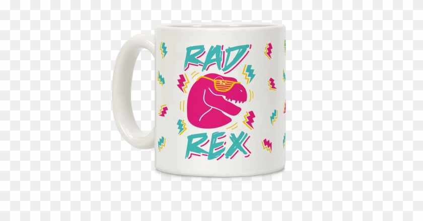 Rad Rex Coffee Mug - Kidrex - Free Transparent PNG Clipart Images Download