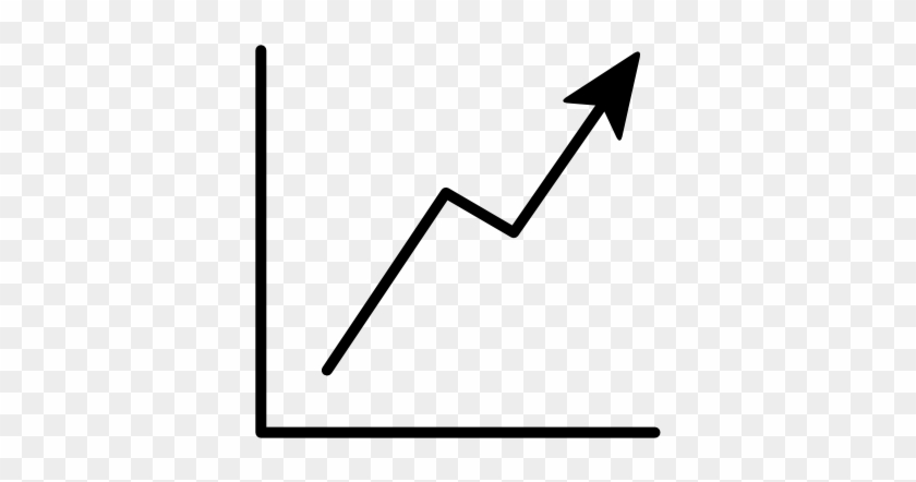 Rising Trend Png Black And White - Full Size PNG Clipart Images Download