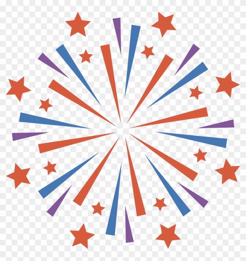 Red Firework Clip Art