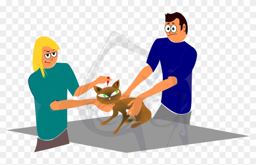 Cartoon Cat Getting Deflead - Cartoon - Free Transparent PNG Clipart ...