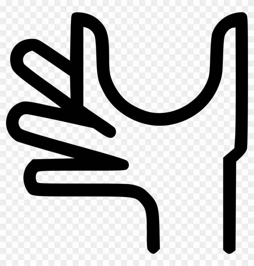 Fingers Right Measurement Gesture Zoom Holding Svg - Gesture - Full ...