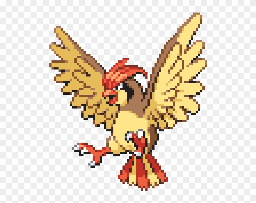 Pidgeotto - Pidgeotto Pixel Art - Full Size PNG Clipart Images Download