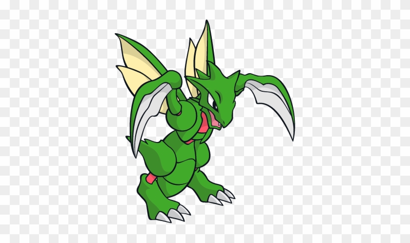Shiny Scyther Global Link Art By Trainerparshen - Scyther Pokemon ...
