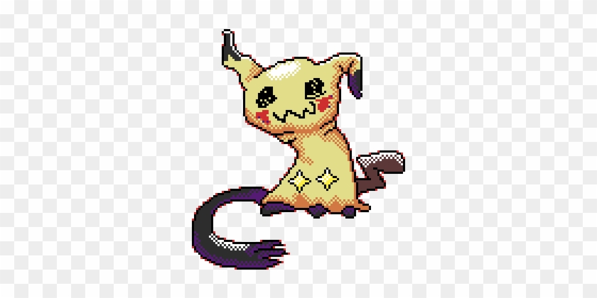 Mimikyu Sprite Thingy Thing By An Evil Wizard - Mimikyu 8 Bit Sprite ...