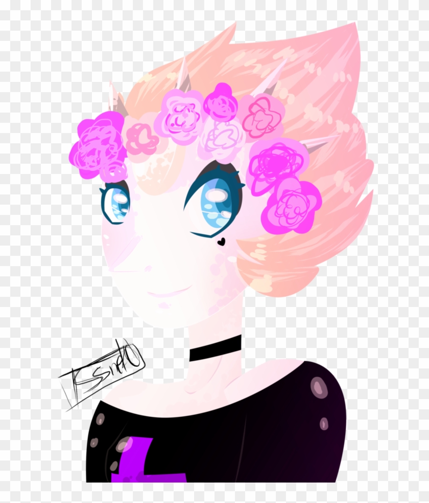 Pastel Goth Pearl Portrait By Quristall - Illustration - Full Size PNG ...