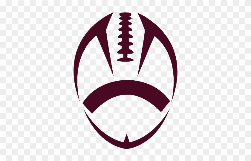 Maroon Football Cut - American Football Logo Png - Full Size PNG ...