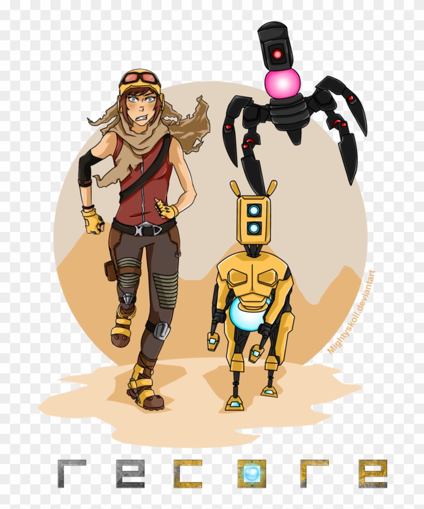 Fanart By Deviant Artist Mightyskoll - Recore - Free Transparent PNG ...
