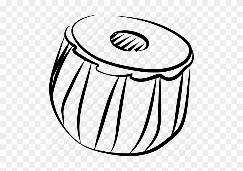 Drum Clipart Tabla - Outline Images Of Tabala - Full Size PNG Clipart ...