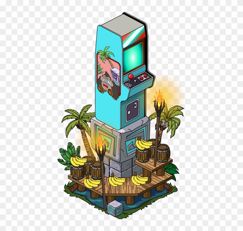 Monkey Kong Arcade Machine - Illustration - Full Size PNG Clipart ...