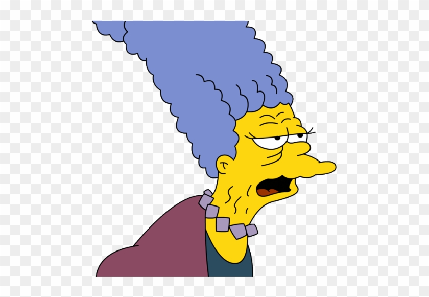 The Simpsons Clipart Mother - Mama De Marge Simpson - Full Size PNG ...