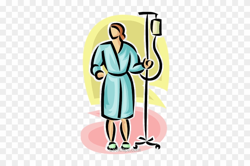 Story Identification - Patient With Iv Pole - Full Size PNG Clipart ...